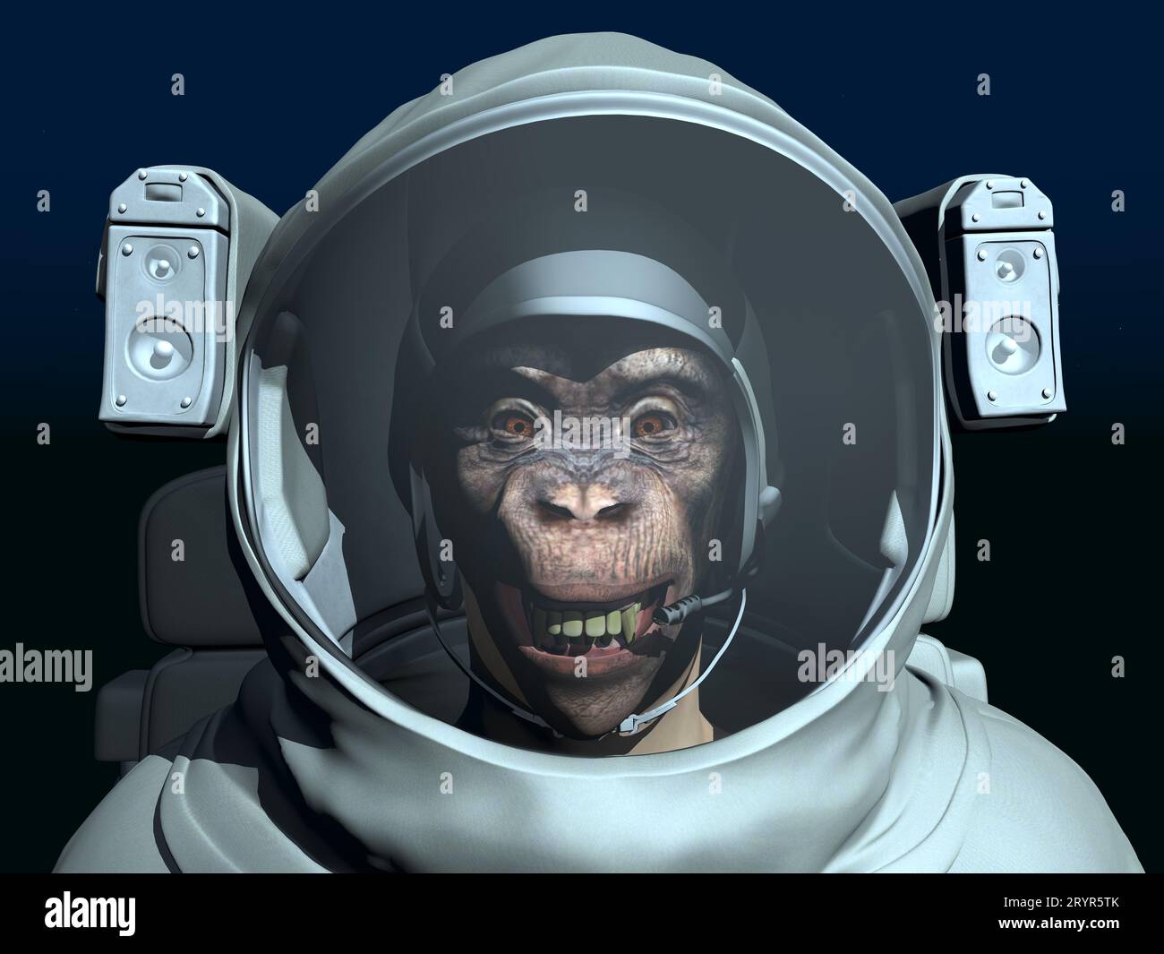 A Chimp In Space Suit