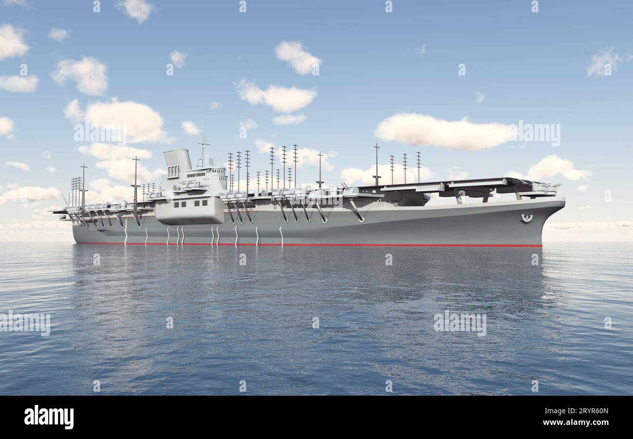 World war ii aircraft carrier hi-res stock photography and images - Alamy