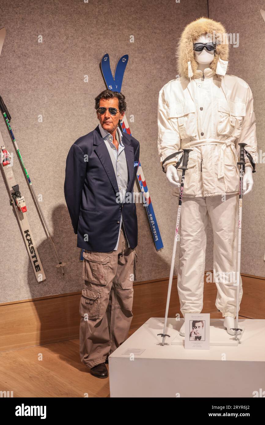 London, UK. 02nd Oct, 2023. Geoffrey Moore, Sir Rogers son, next to the ...