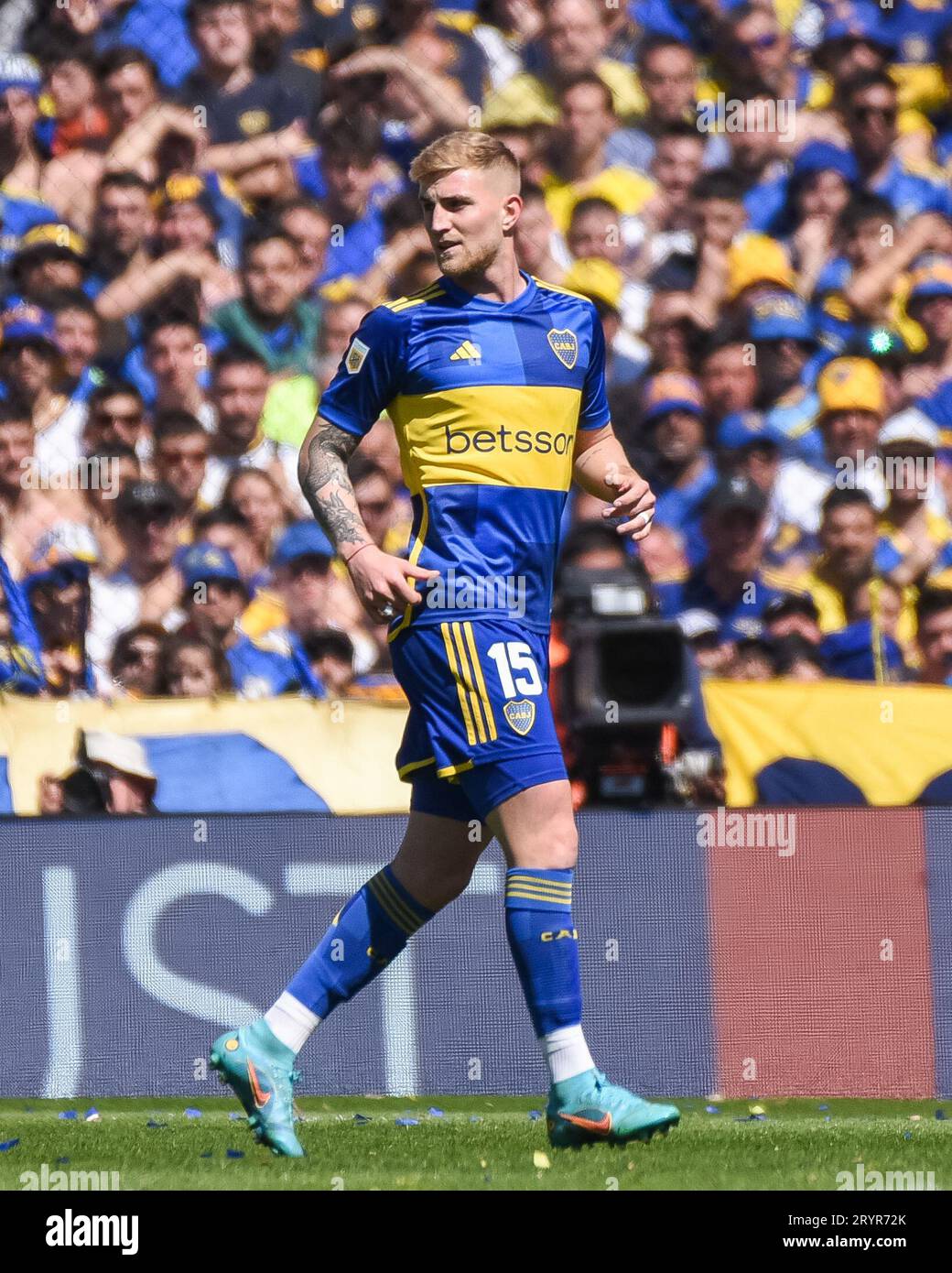 Buenos Aires, Argentina. 01st Oct, 2023. Nicolas Valentini of CA Boca ...
