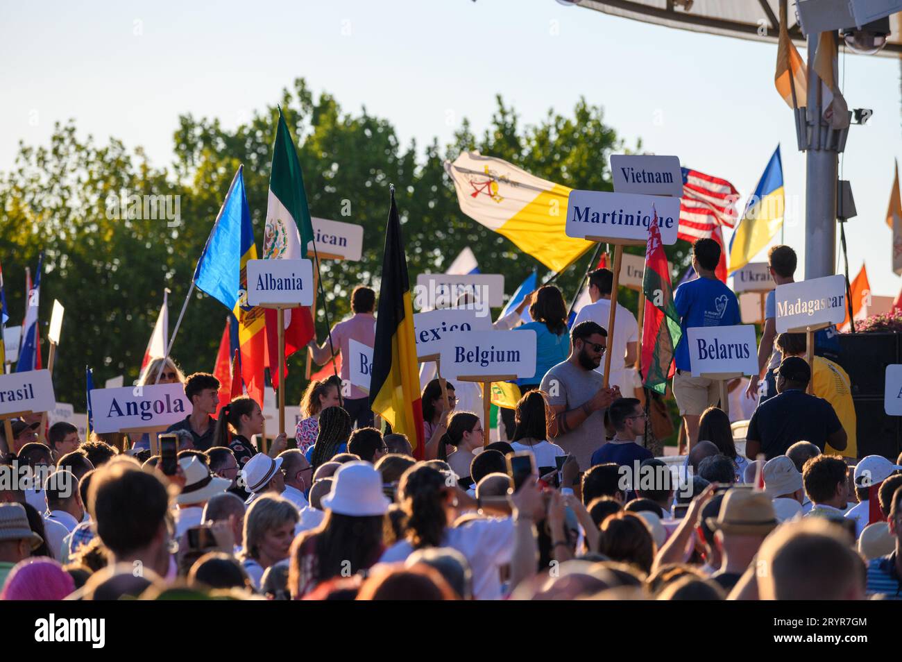 Pilgrims from all over the world attending the Mladifest 2022 – the ...