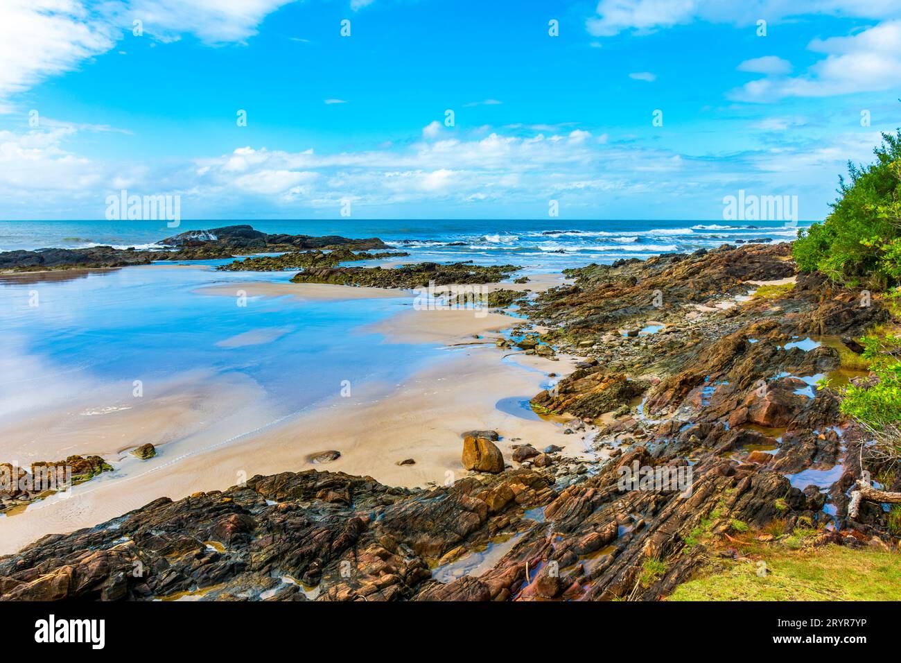 Paradise beach called Prainha in Serra Grande, Bahia Stock Photo - Alamy