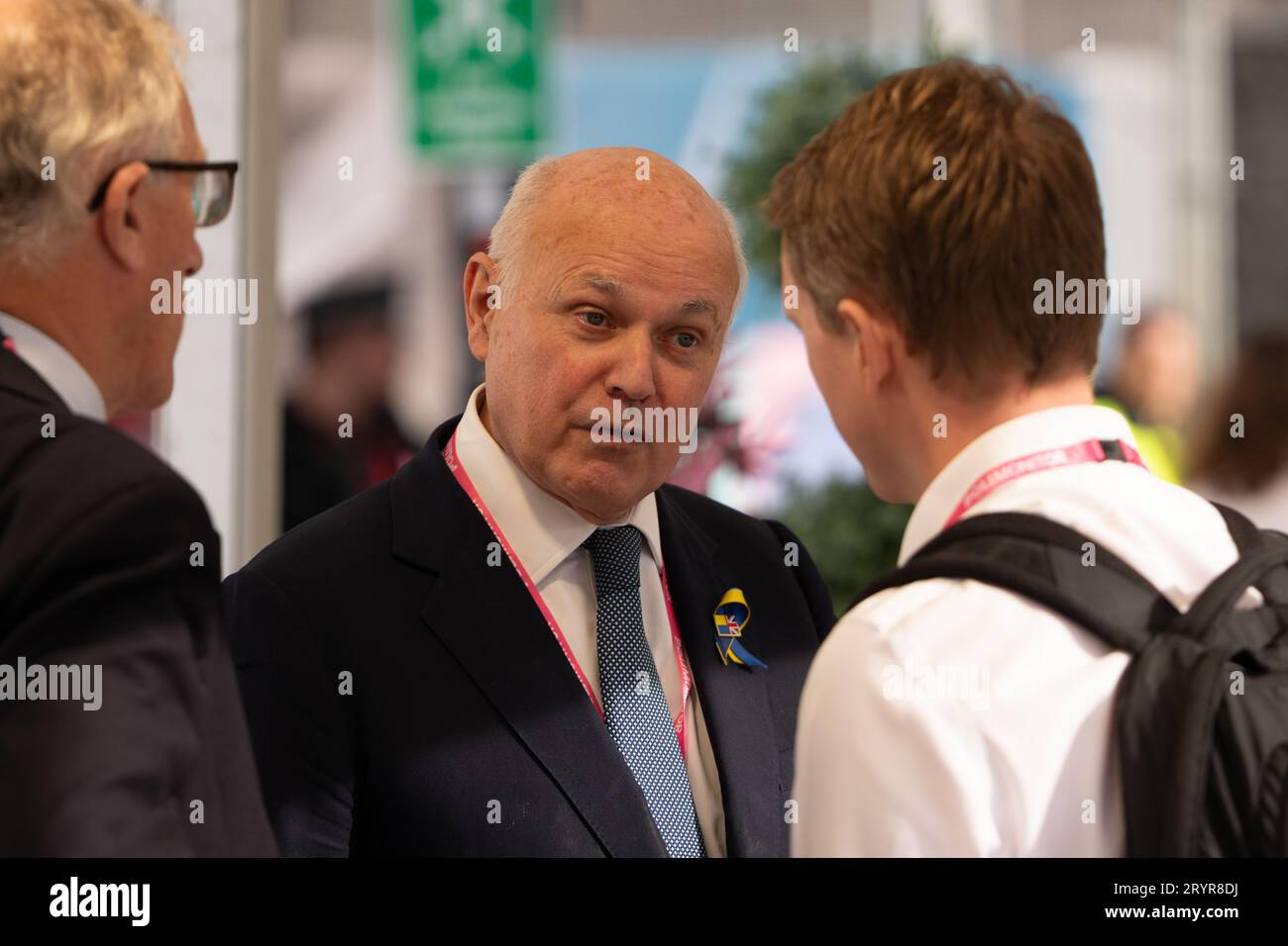 Manchester, UK. 02nd Oct, 2023. 02nd Oct, 2023. Iain Duncan Smith talks ...