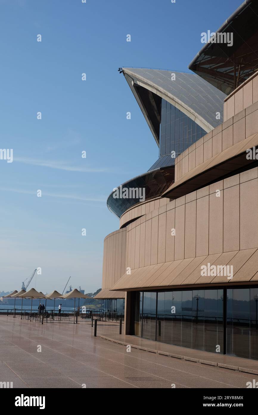 Sydney Opera House Opera Theatre exterior, Northern Foyer terraces of ...