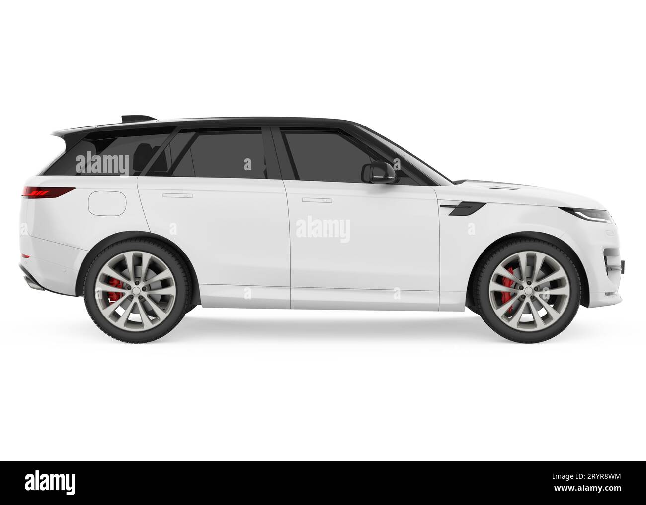 SUV Car Isolated Stock Photo - Alamy