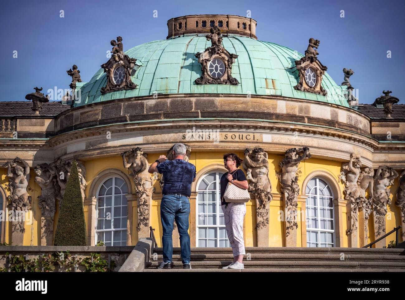 Potsdam, Landeshauptstadt Brandenburg: Schloss Sanssouci und ...