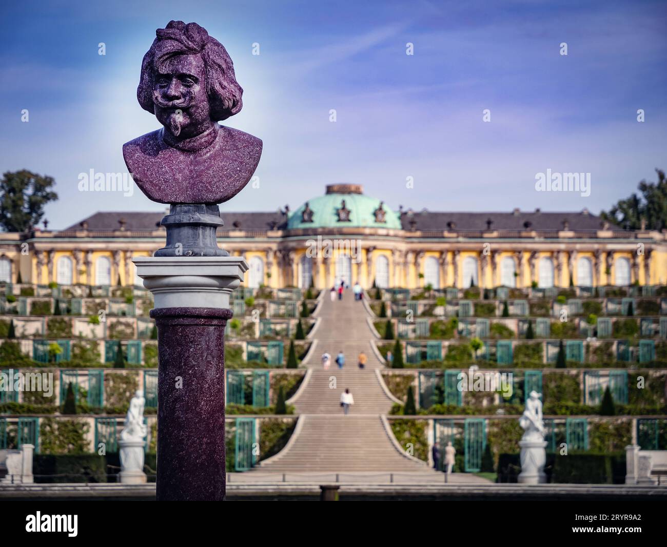 Potsdam, Landeshauptstadt Brandenburg: Schloss Sanssouci und ...