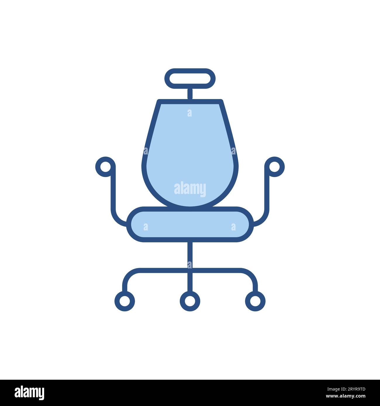 Desk chair vector icon hi-res stock photography and images - Alamy