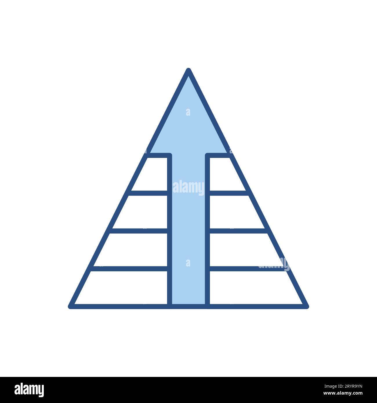 Pyramid with Arrow related vector icon Stock Vector Image & Art - Alamy