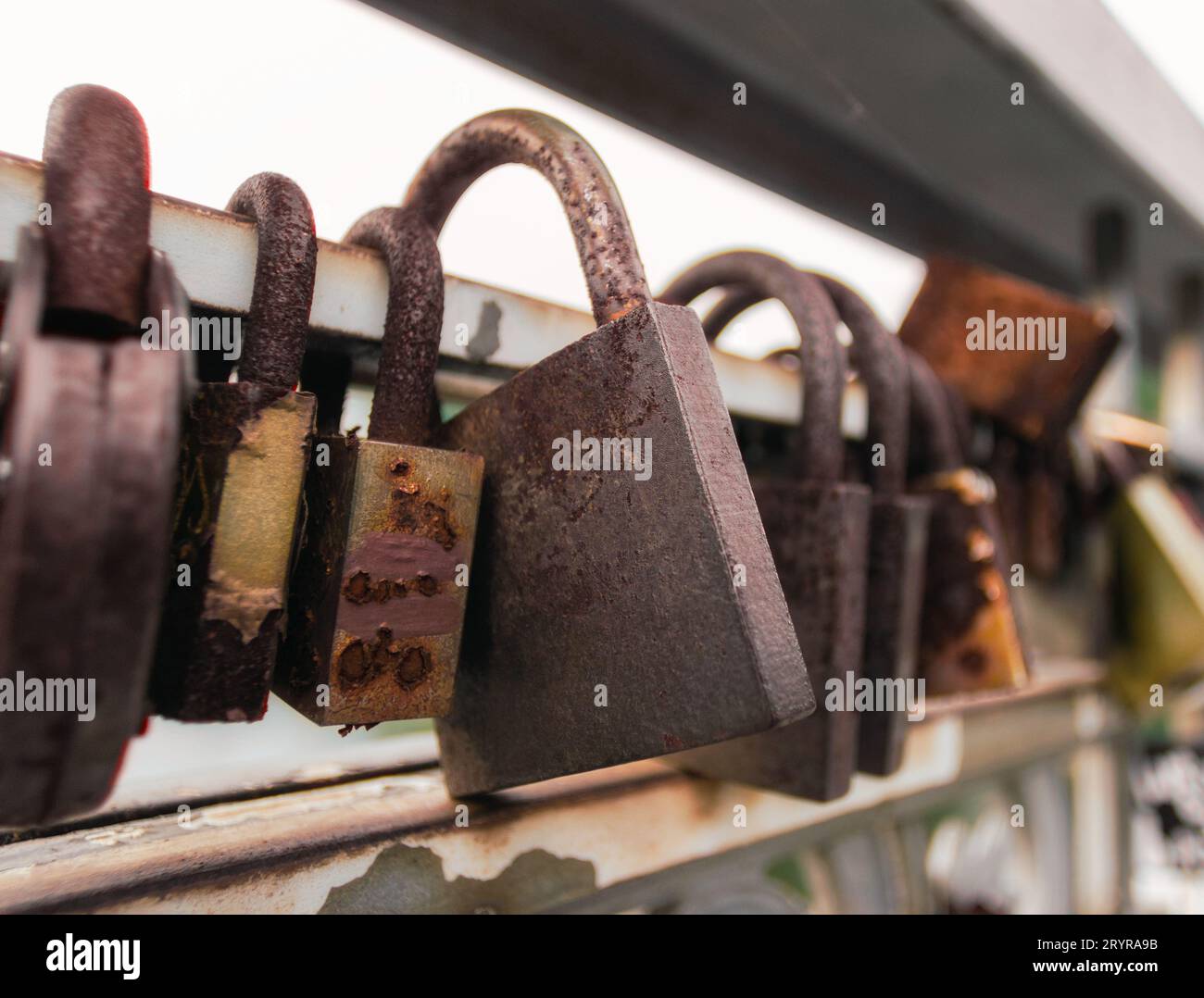 Iron and steel safety rust lock hi-res stock photography and images - Alamy