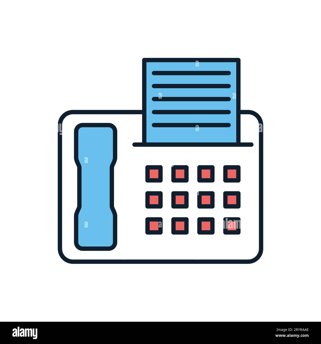 Fax related vector icon Stock Vector Image & Art - Alamy