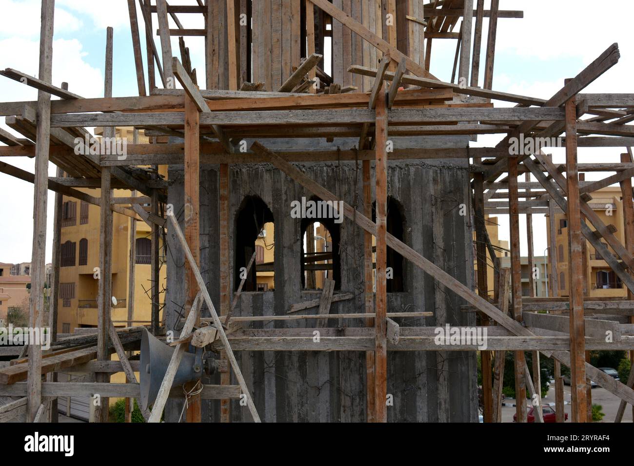 A new mosque under construction, building a new grand Masjid mosque in ...