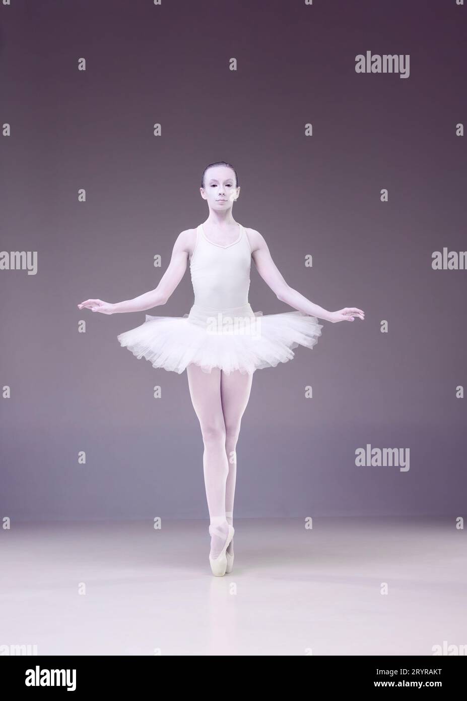 Beautiful talented young woman, professional ballerina, in image of ...