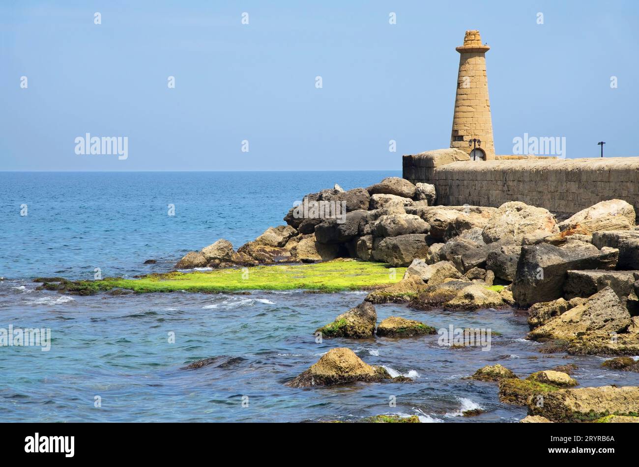 kyrenia, girne, cyprus, ancient, lantern, lighthouse, architecture ...