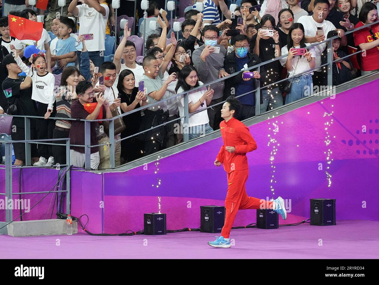 Hangzhou, China's Zhejiang Province. 2nd Oct, 2023. Xiong Shiqi of ...