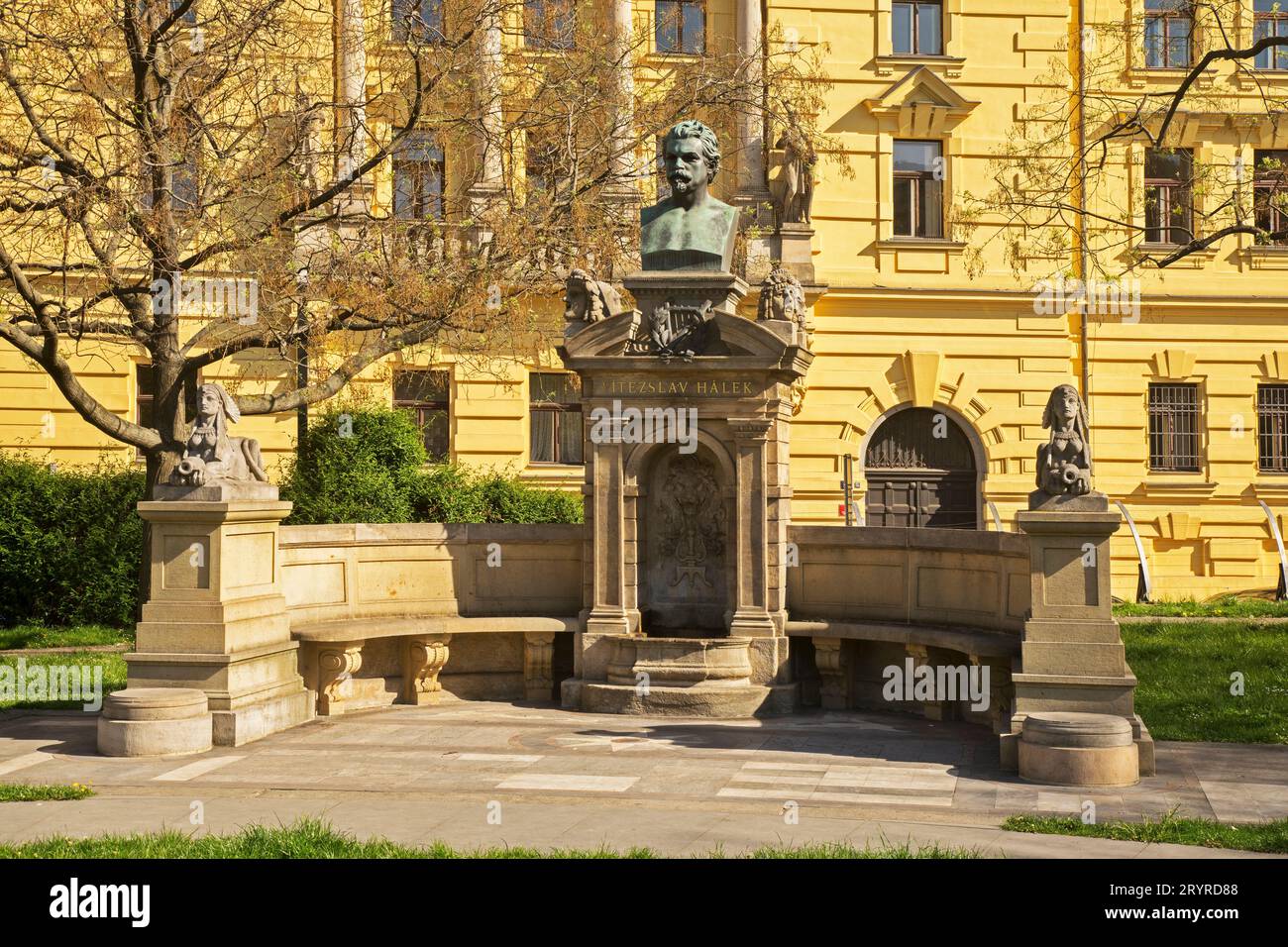czech, republic, czechia, prague, charle, square, karl, monument ...