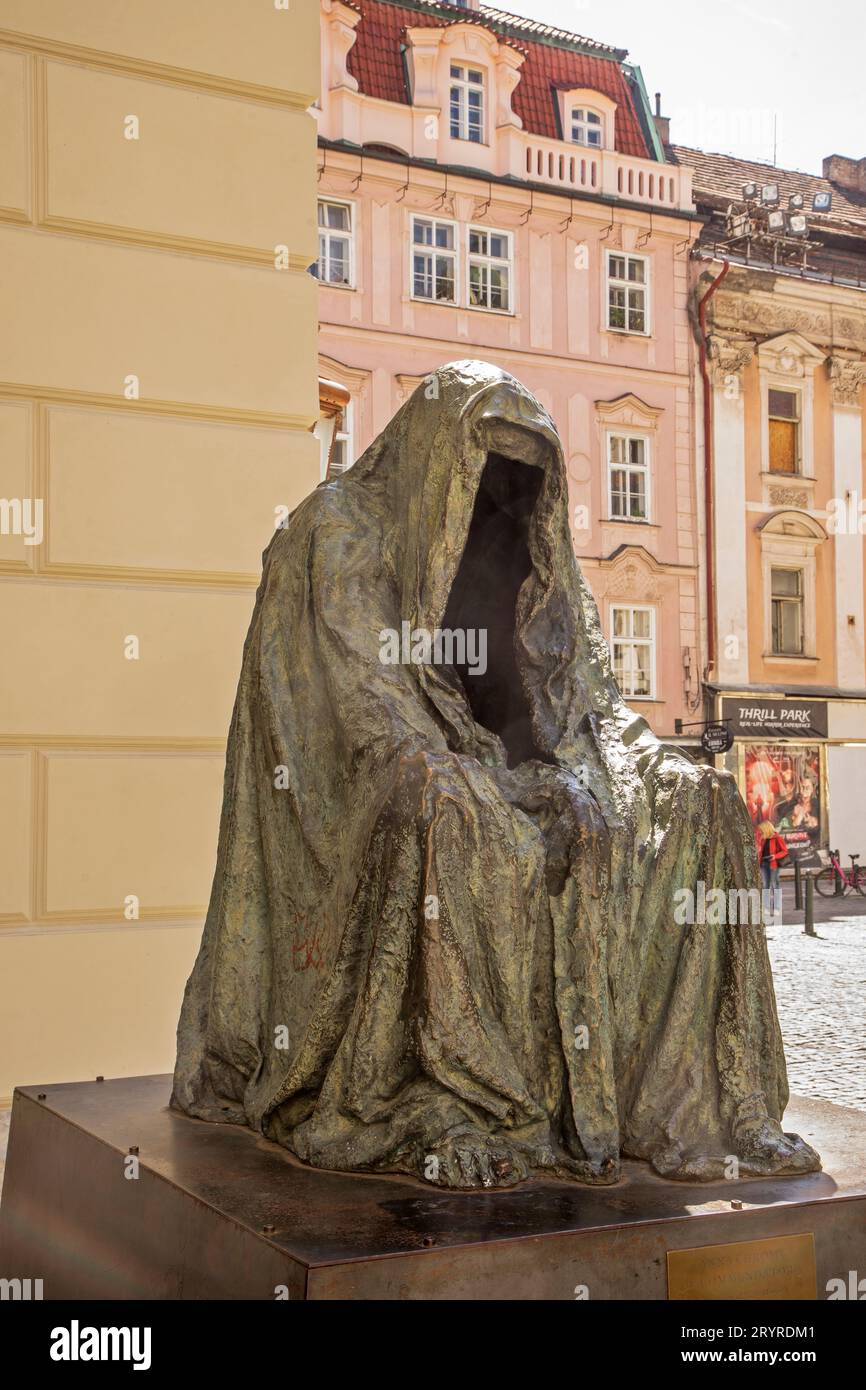 Cloak of Conscience (Commander) sculpture of Anna Chromy in Prague ...