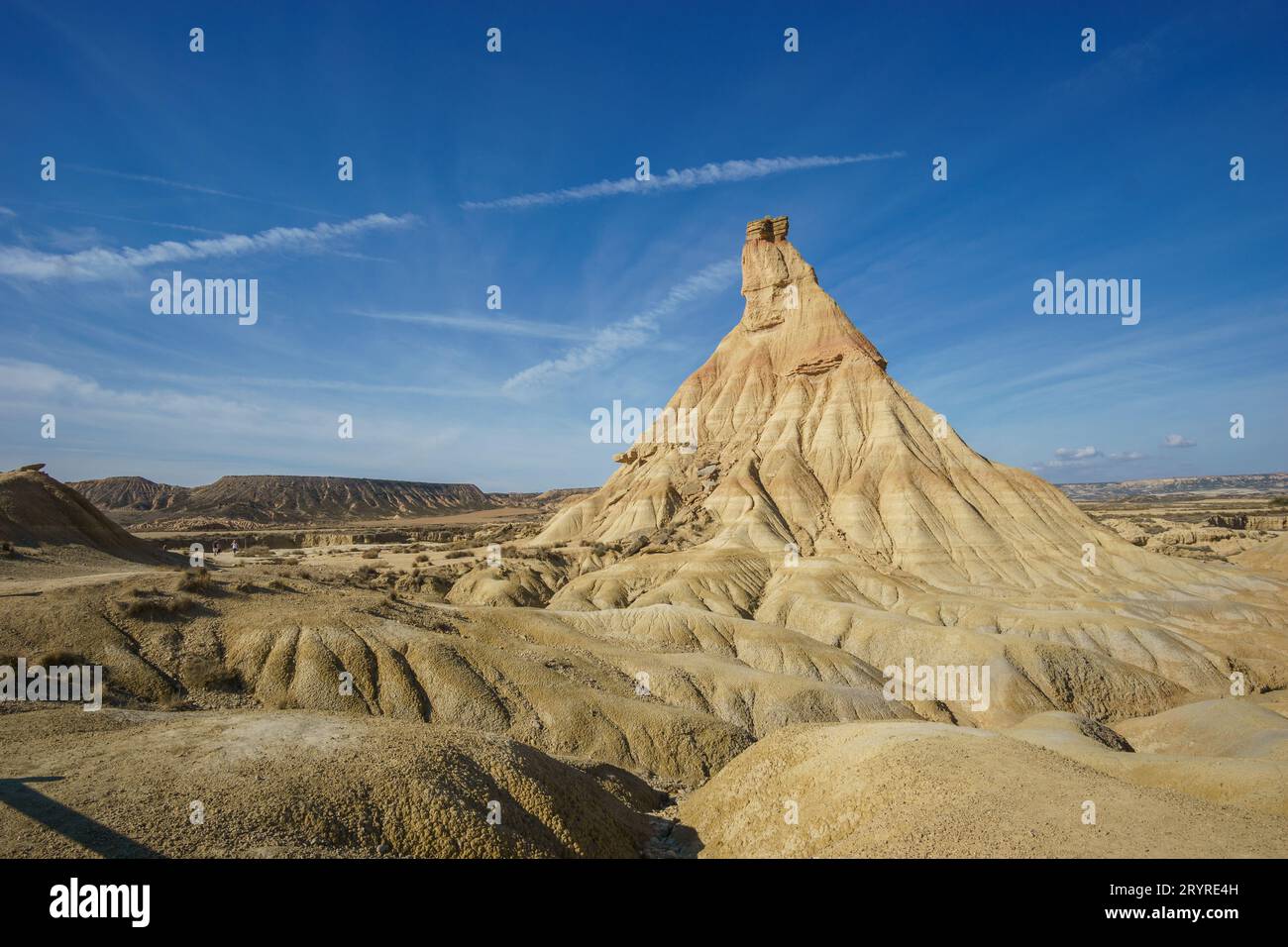 Castil de tierra a famous iconic rock formation at desert landscape of ...