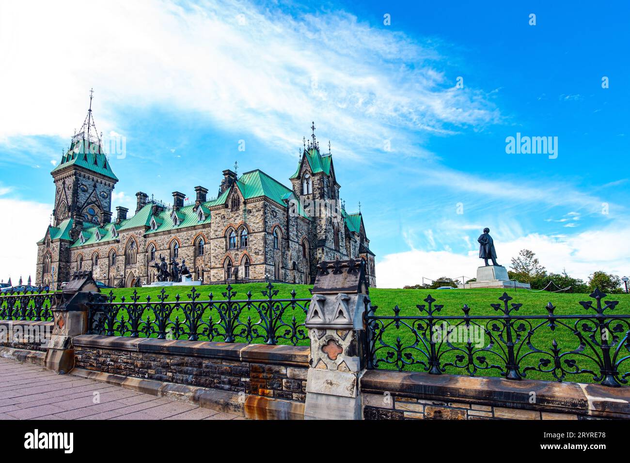 The East Block of Parliament Stock Photo - Alamy