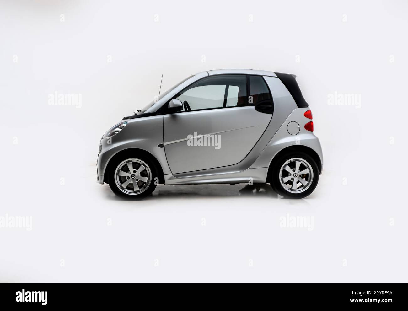 White compact car hi-res stock photography and images - Alamy