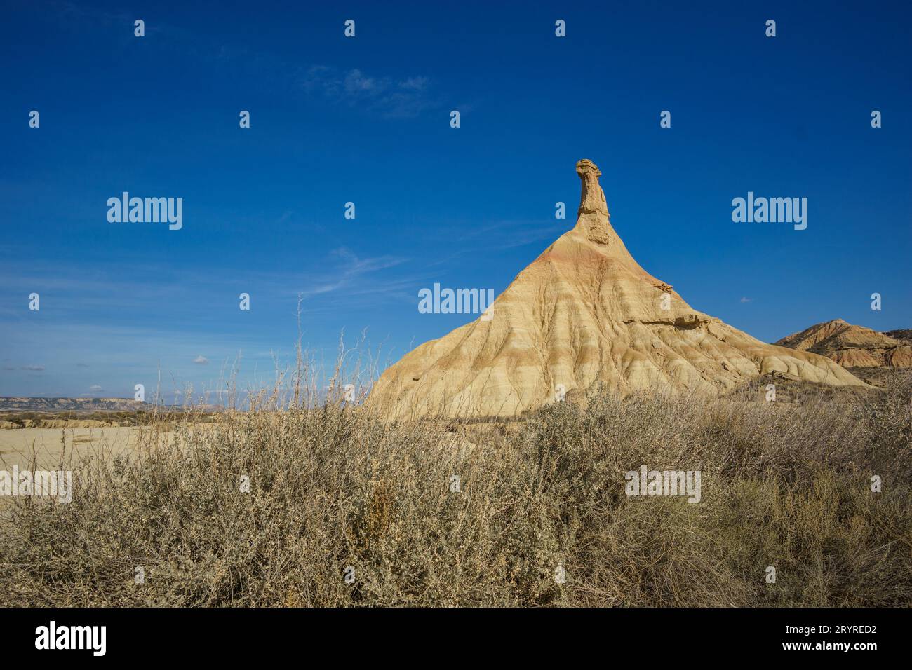 Castil de tierra a famous iconic rock formation at desert landscape of ...