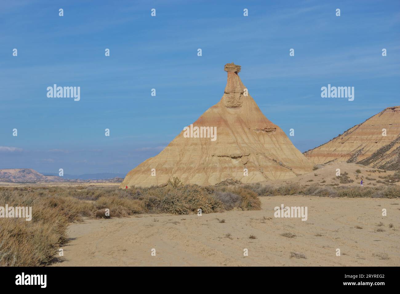 Castil de tierra a famous iconic rock formation at desert landscape of ...