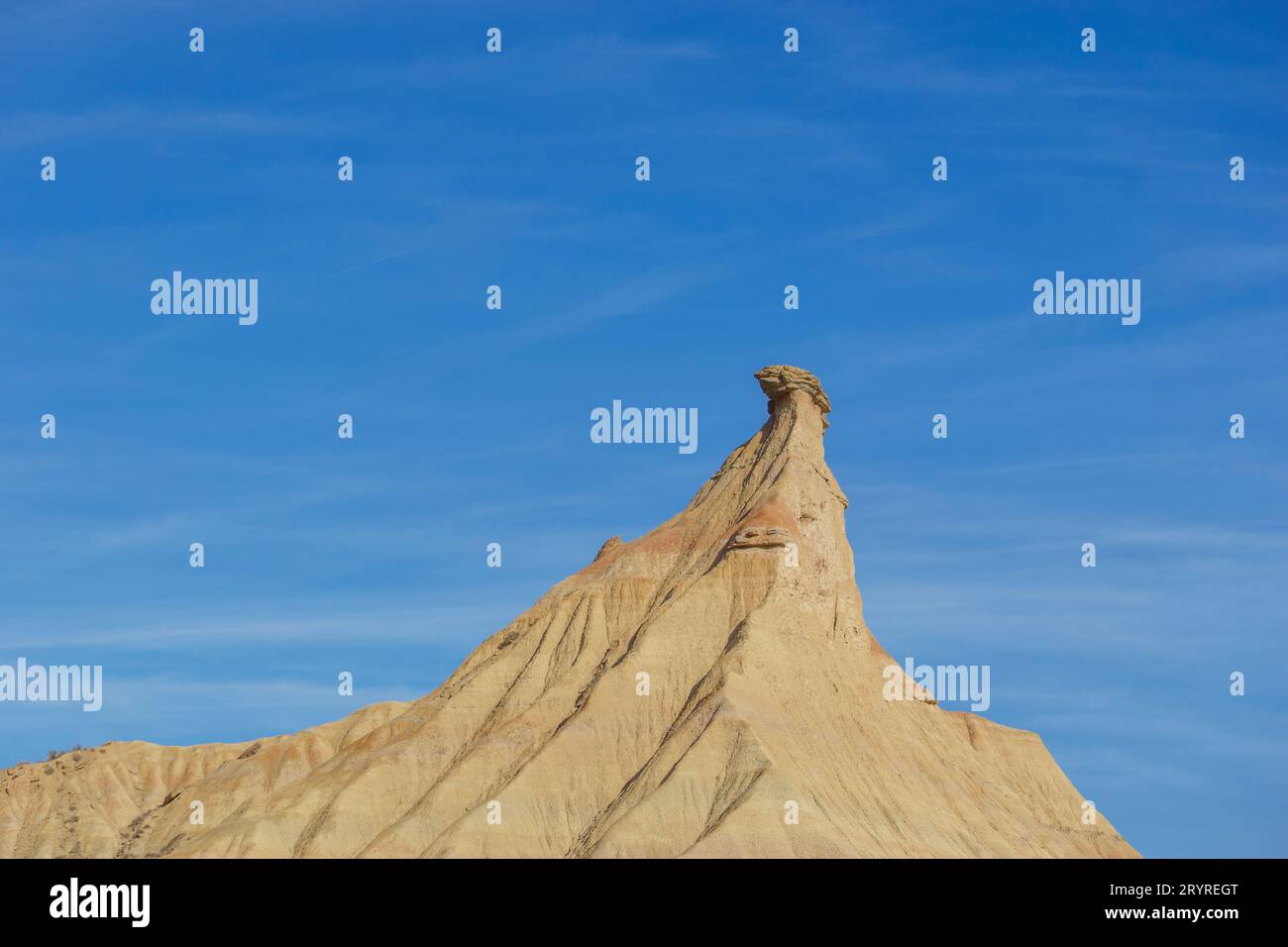 Bizarre rock formations at desert landscape of the arid plateau of the ...
