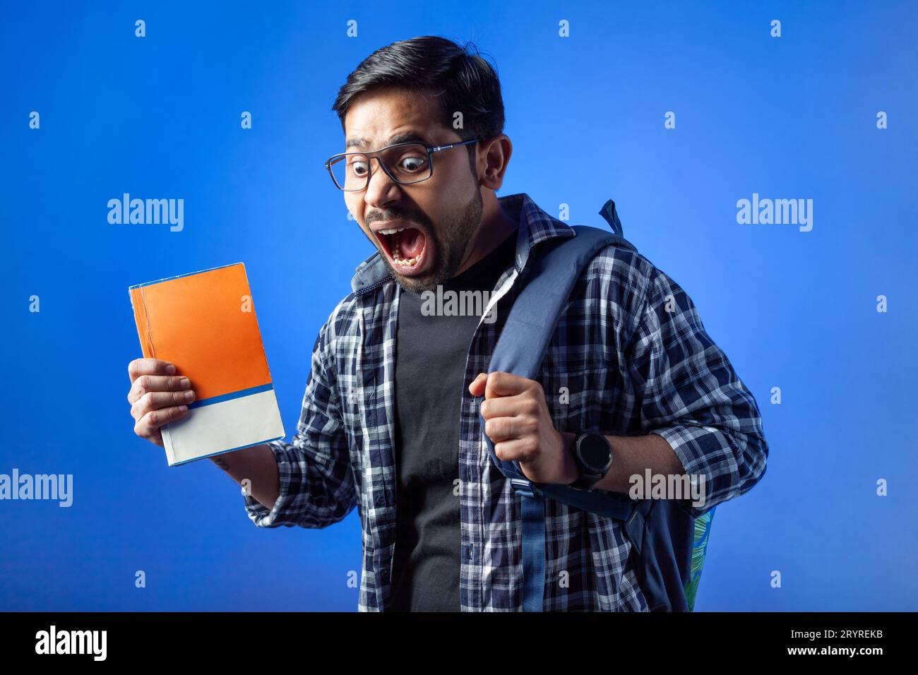 Student bad posture studying hi-res stock photography and images - Alamy