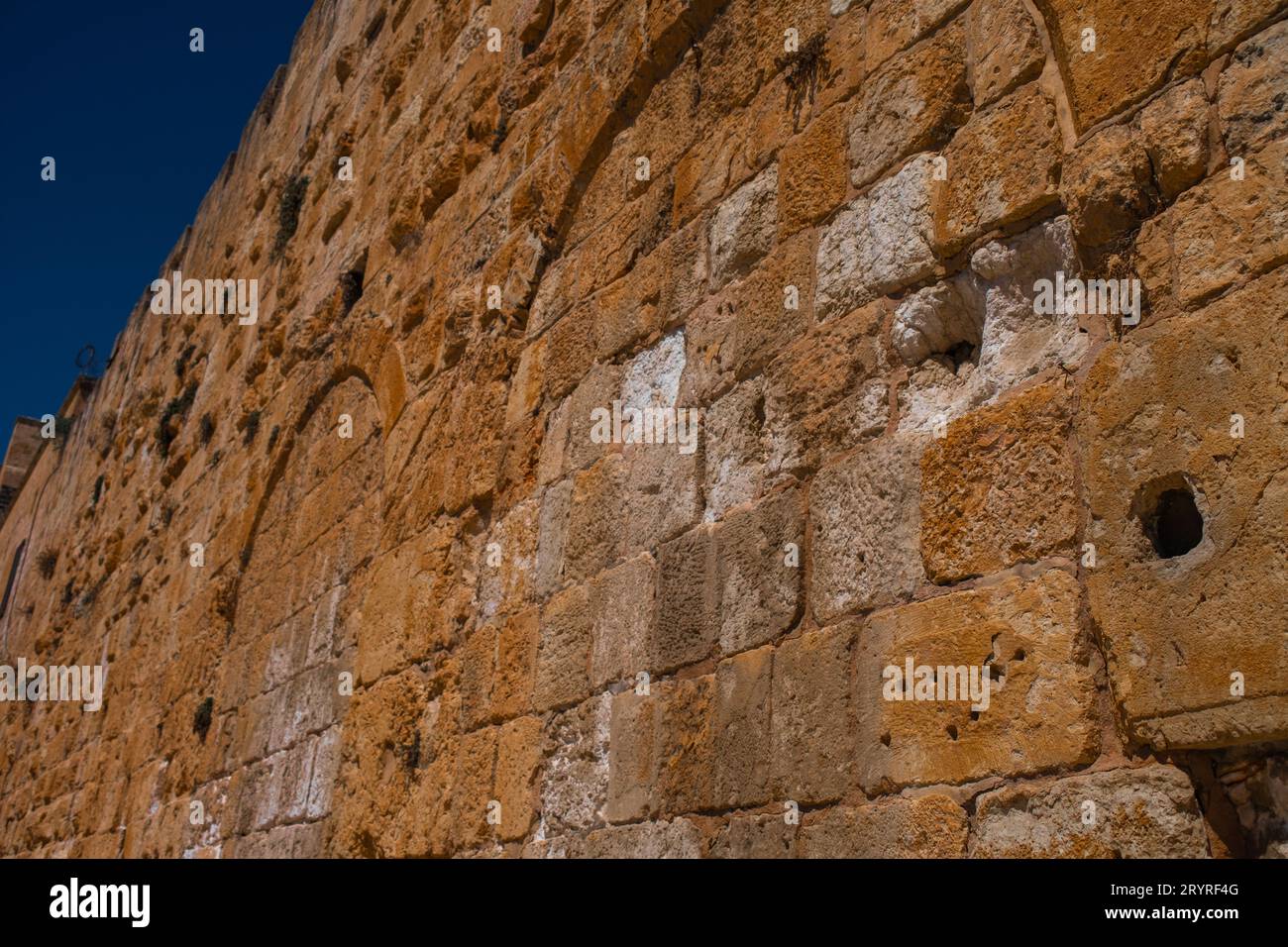 The Huldah Gates in the Southern Wall of the Temple Mount in Jerusalem ...