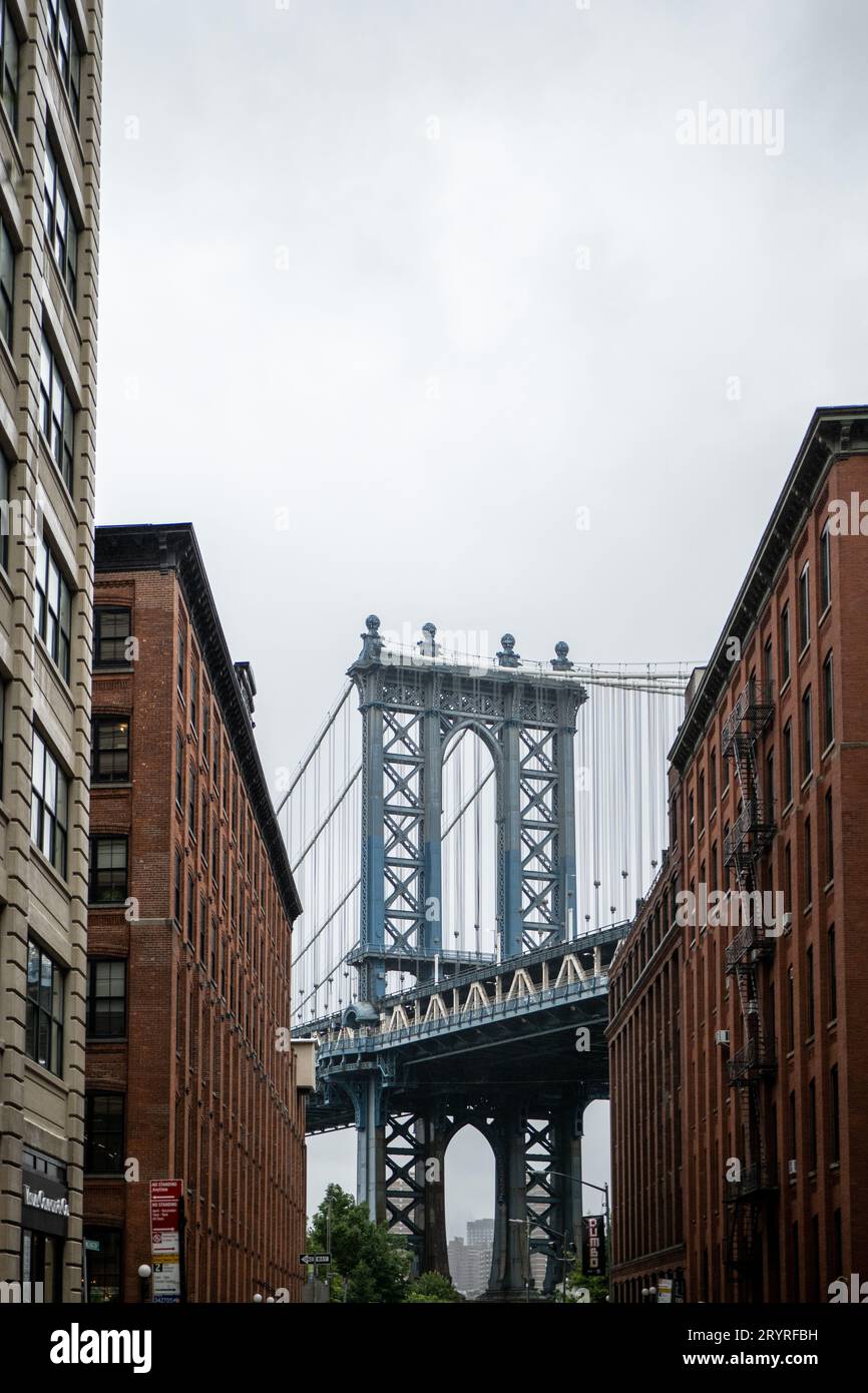 The Brooklyn Bridge from Dumbo Brooklyn Stock Photo - Alamy