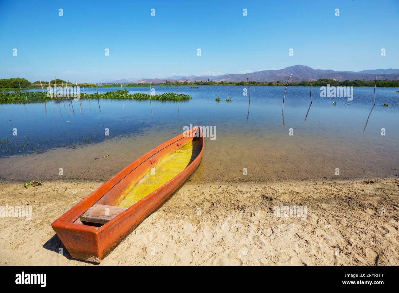 Boat in Mexico Stock Photo - Alamy