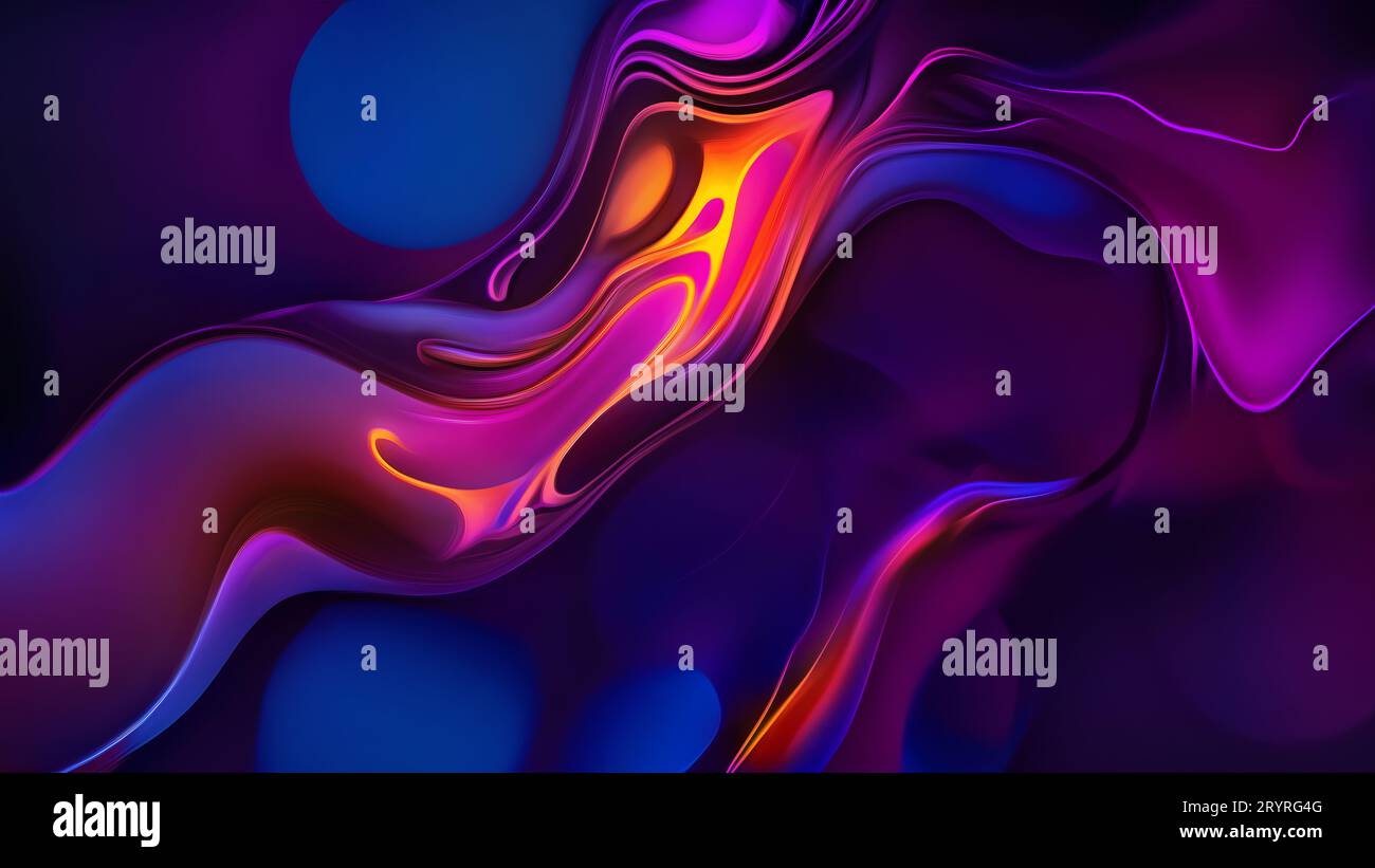 Abstract liquid ink art hi-res stock photography and images - Alamy