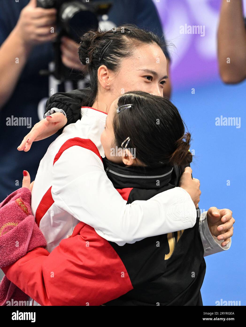 Hangzhou, China's Zhejiang Province. 2nd Oct, 2023. China's Zhu Xueying ...