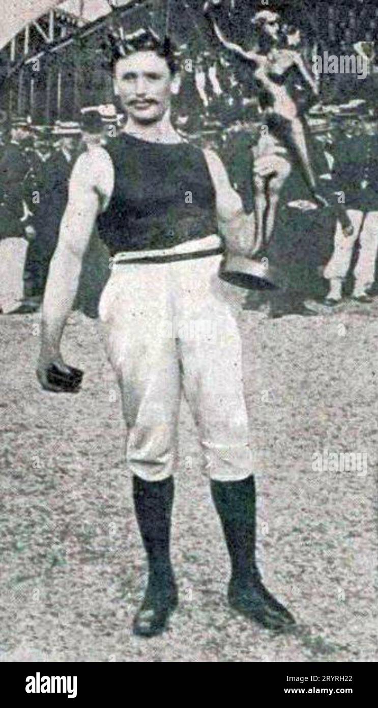Gustave Sandras, Olympic all-around gymnastics champion in 1900 Stock ...