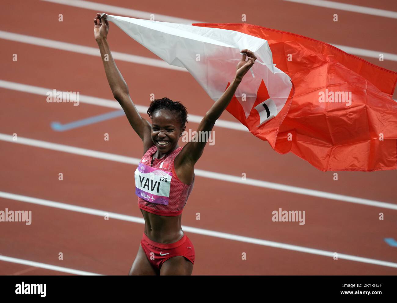 Hangzhou, China's Zhejiang Province. 2nd Oct, 2023. Winfred Mutile Yavi ...