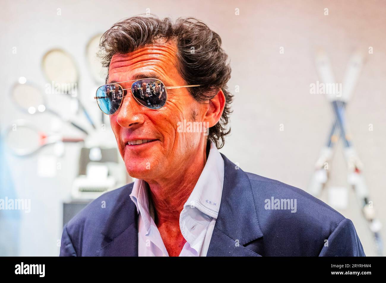 London, UK. 2nd Oct, 2023. Geoffrey Moore (his son) - Roger Moore: The ...