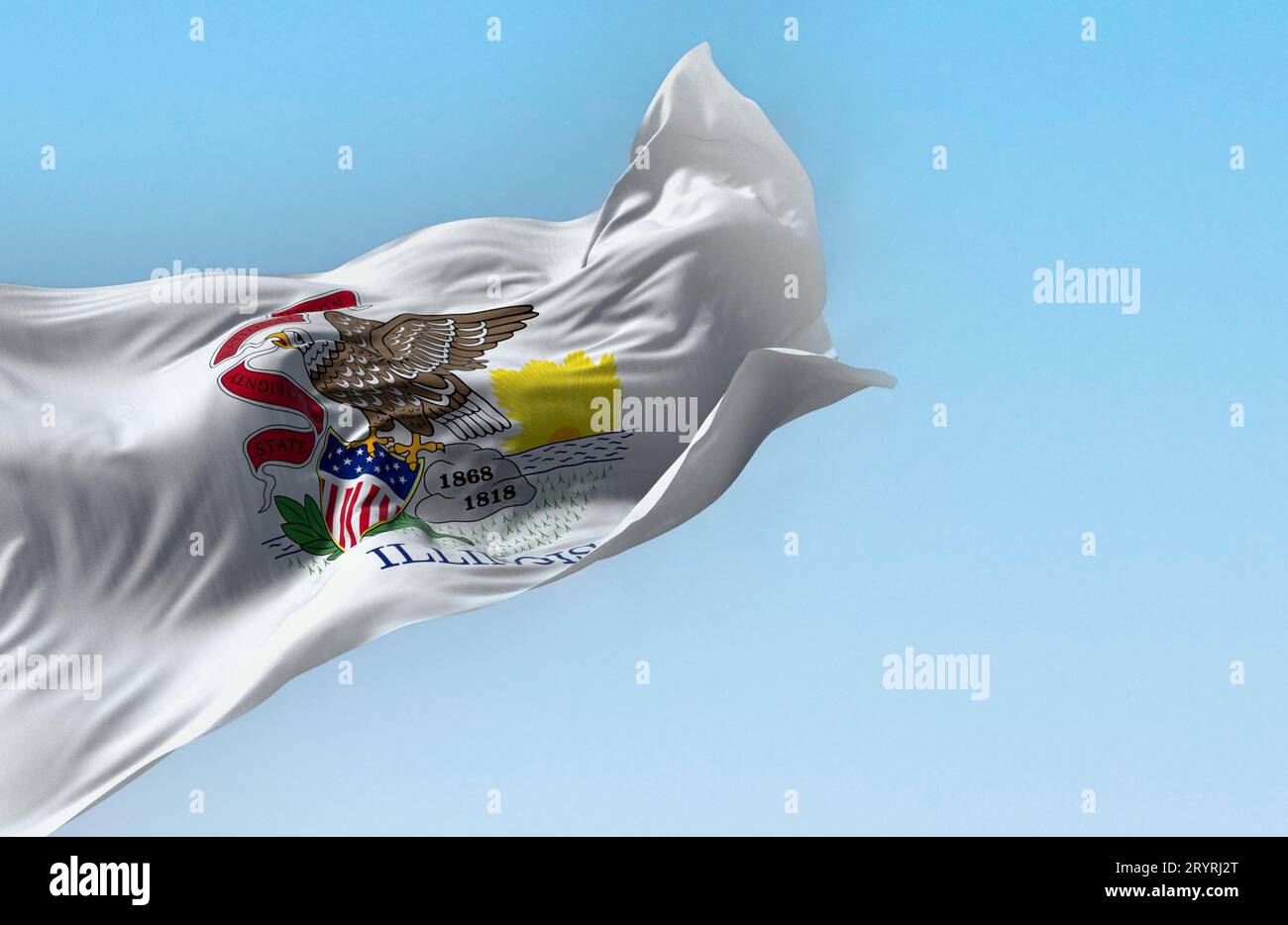 American flag pennant waving animation hi-res stock photography and ...