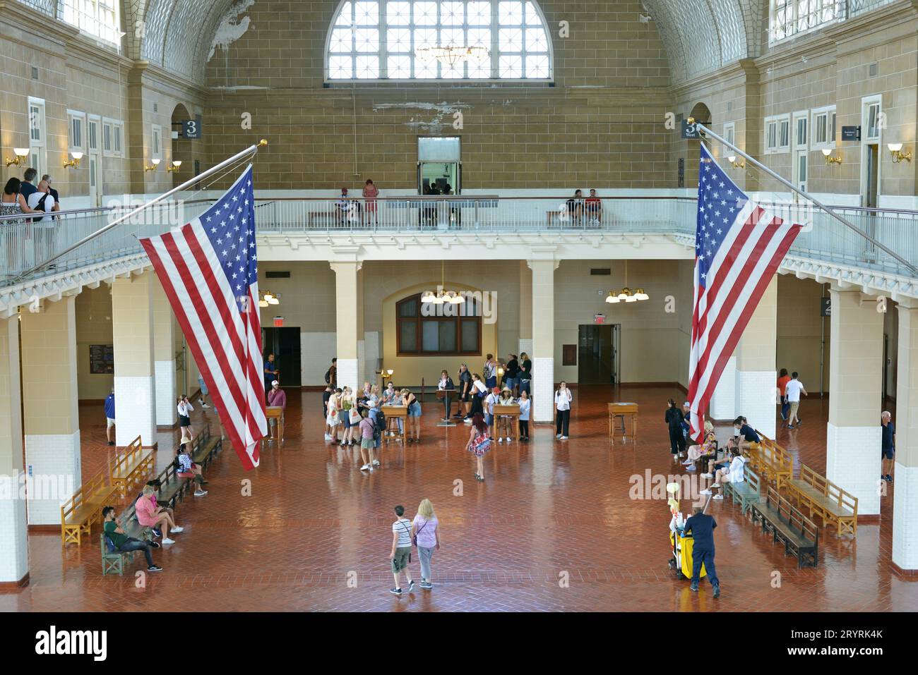 Ellis Island Immigration Museum, New York, New York, USA Stock Photo ...