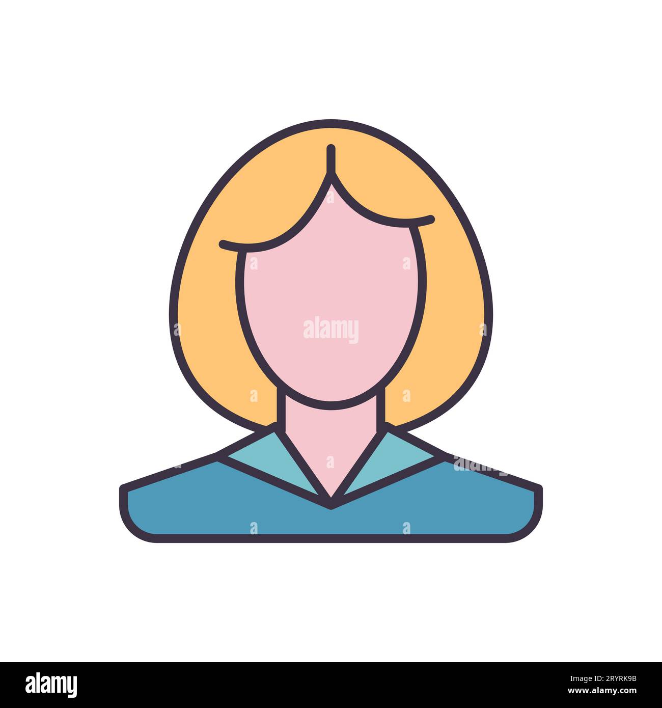 Employee Woman related vector icon Stock Vector Image & Art - Alamy