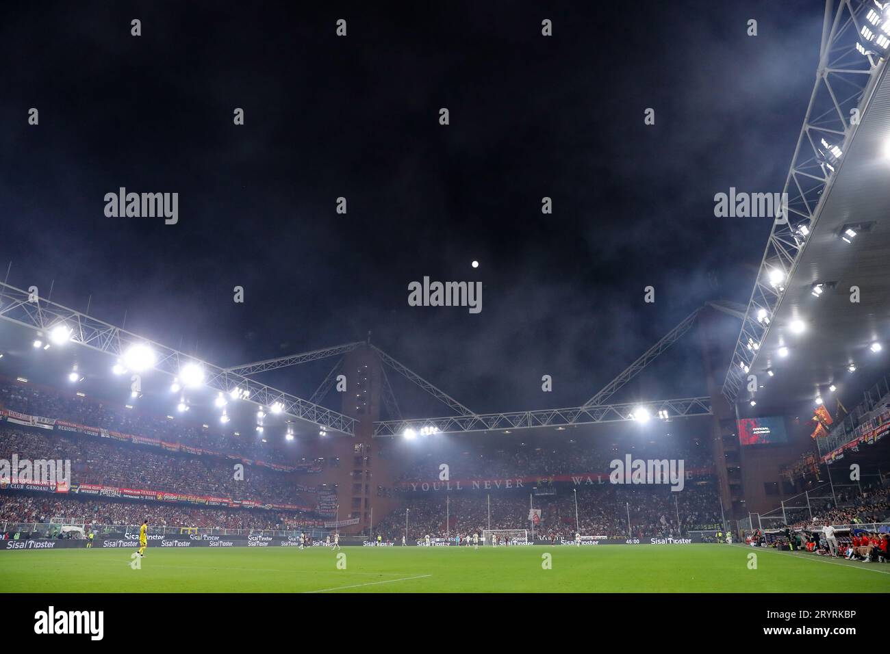 Stadium view football flares soccer hi-res stock photography and images ...