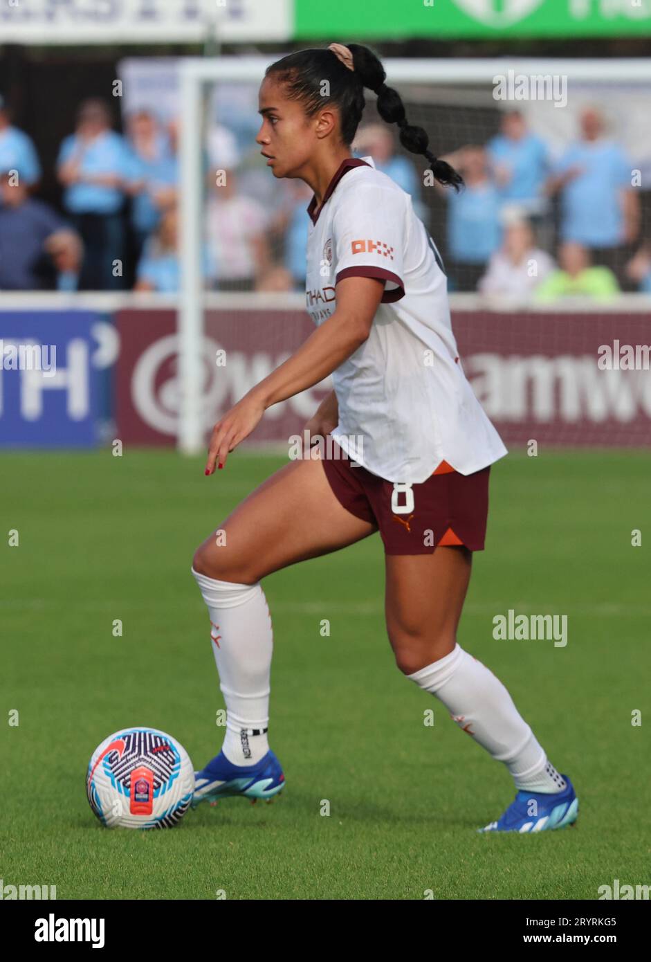 Mary Fowler of Manchester City WFC in action during THE FA WOMEN'S ...