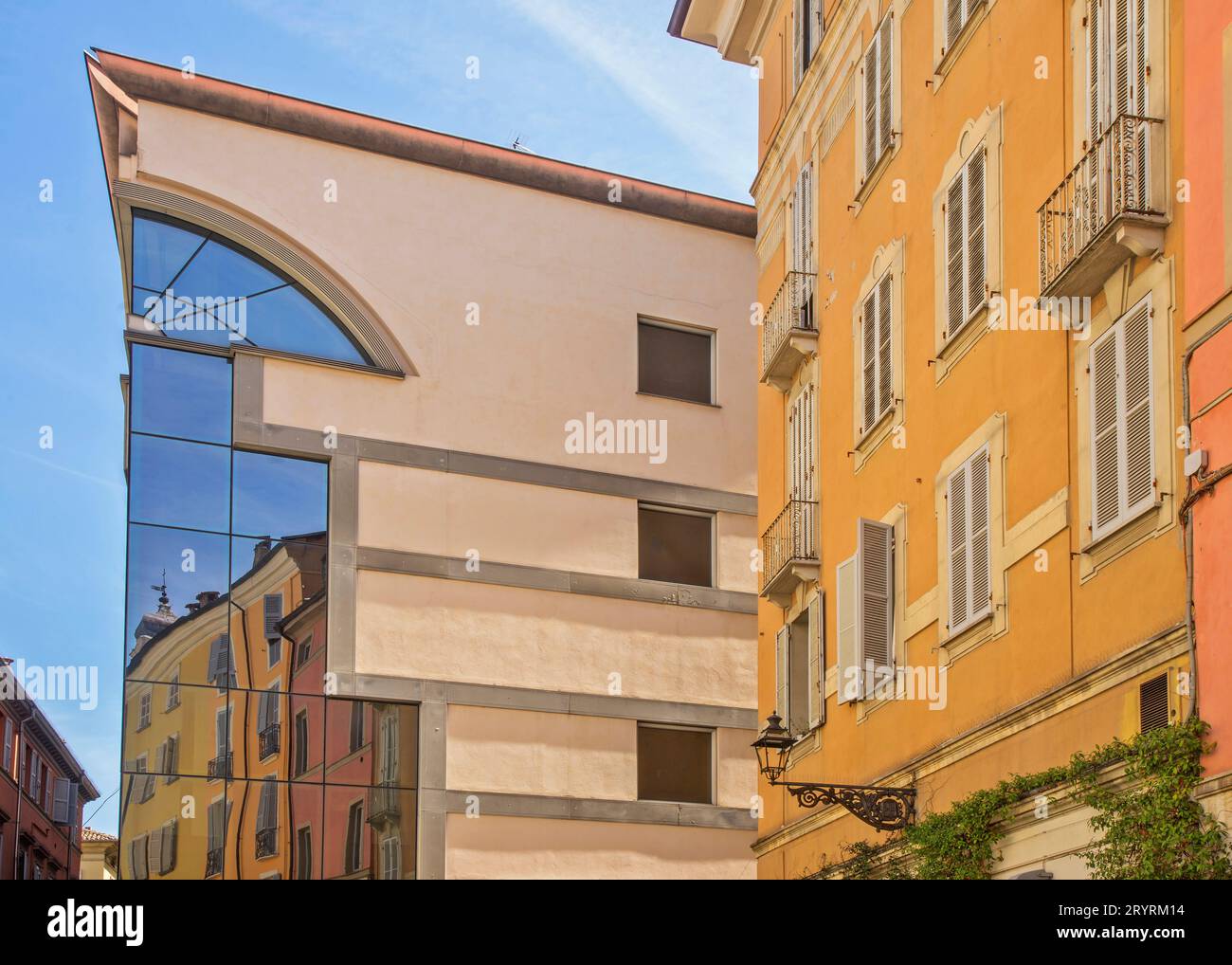 View of modern building in Parma. Italy Stock Photo - Alamy