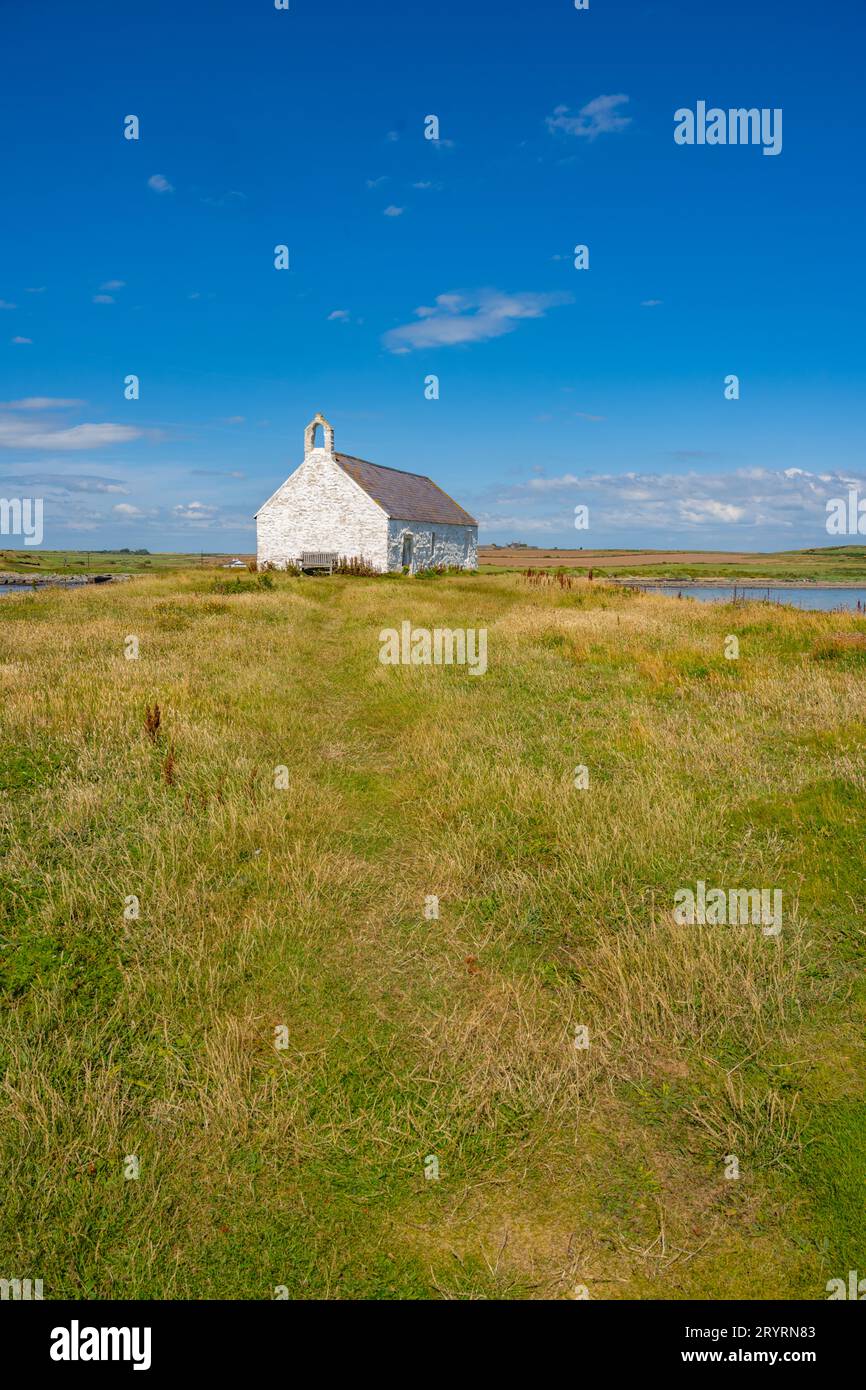 The Church of St. Cwyfan, Porth Cwyfan, Aberffraw, Isle of Anglesey ...
