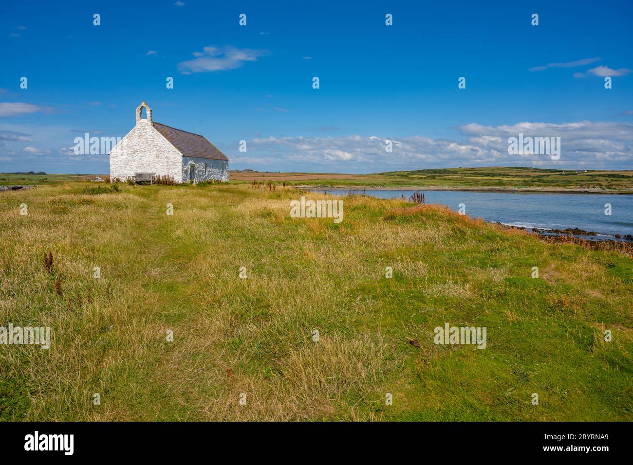 The Church of St. Cwyfan, Porth Cwyfan, Aberffraw, Isle of Anglesey ...