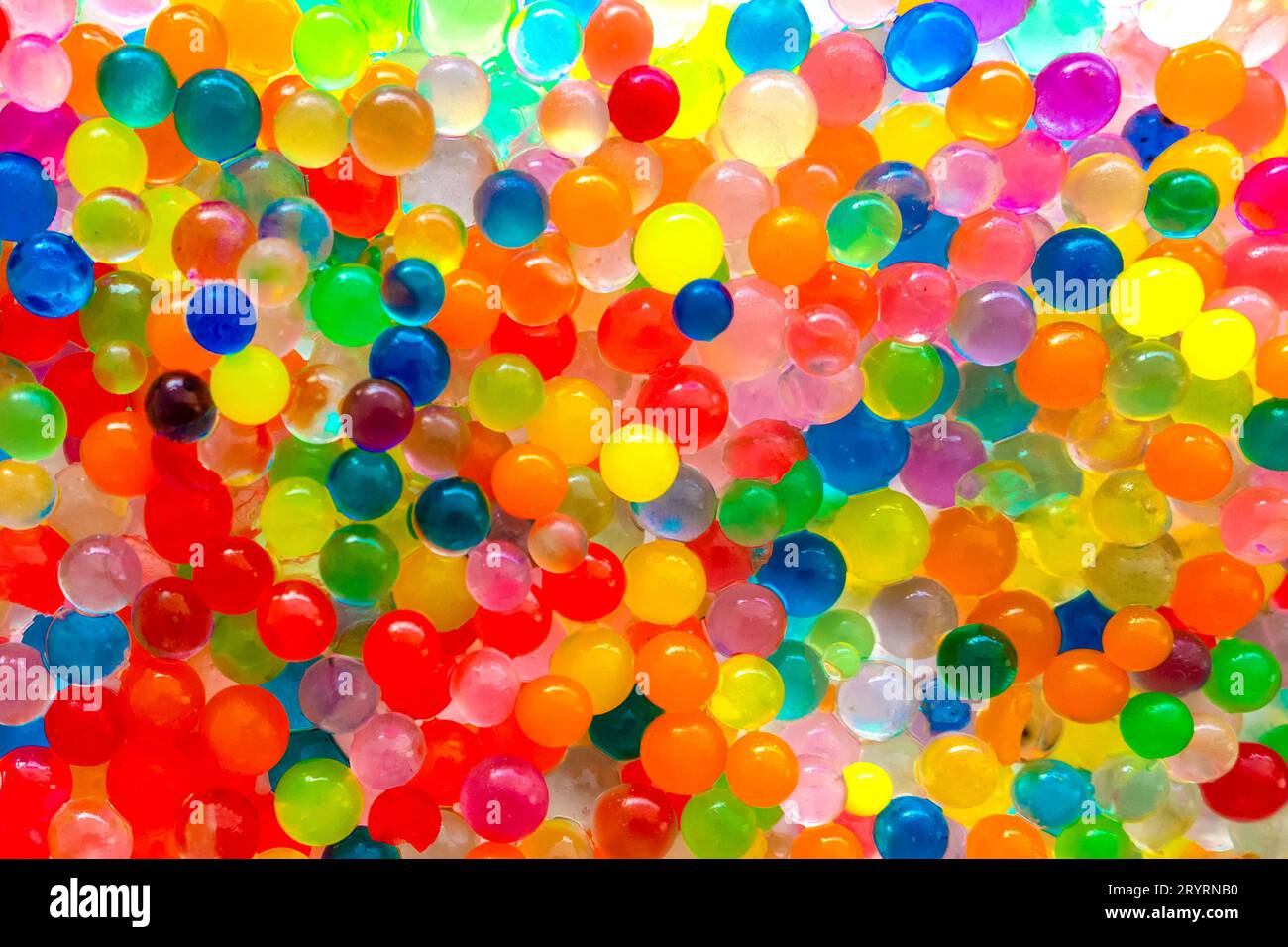 The texture is a lot of different color balls. Set of multi-colored ...