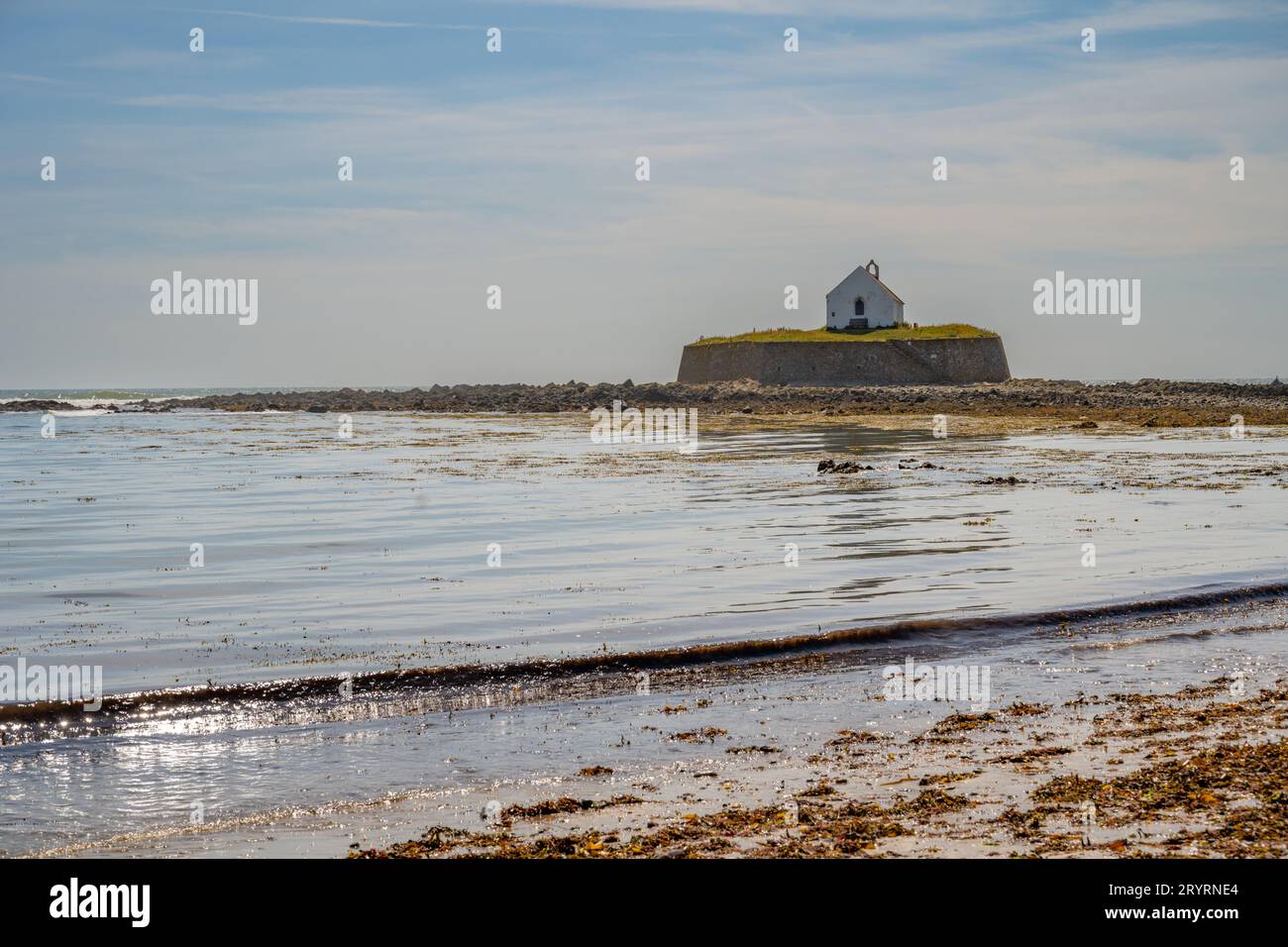 The Church of St. Cwyfan, Porth Cwyfan, Aberffraw, Isle of Anglesey ...