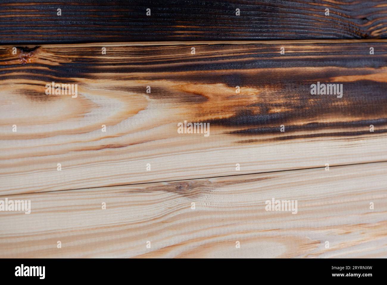 Wooden Plank board burnet texture. Burned Wood Background Stock Photo ...