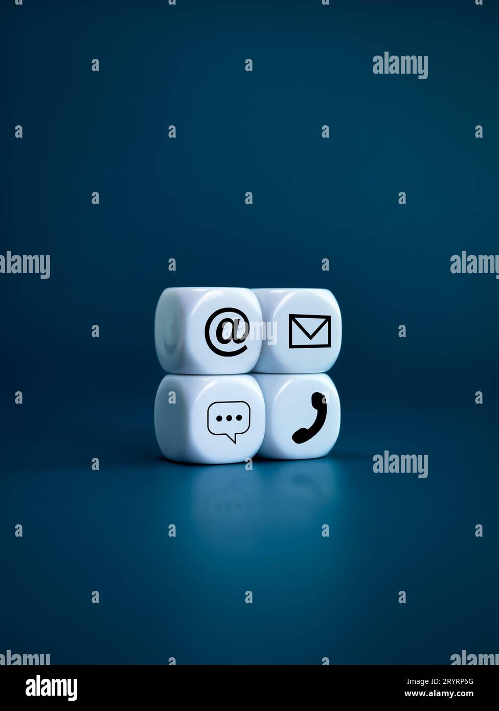 Website contact us symbol icons hi-res stock photography and images - Alamy