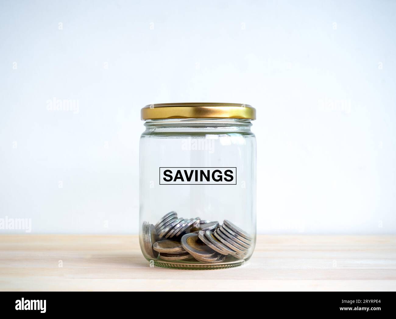 Saving, income, profit, retirement money and financial concept. Word ...