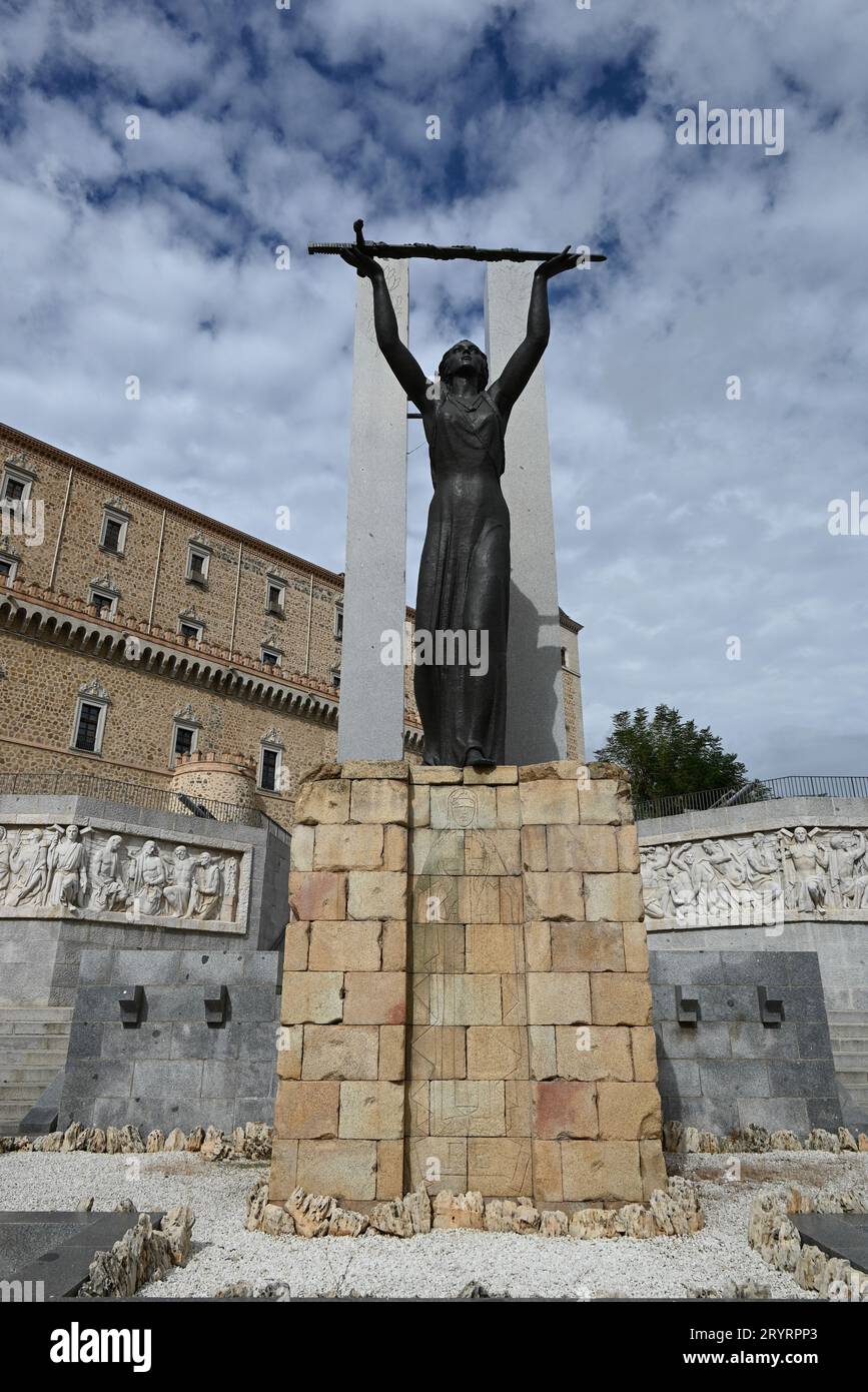 An aerial view of an ancient city square featuring a statue and ornate ...